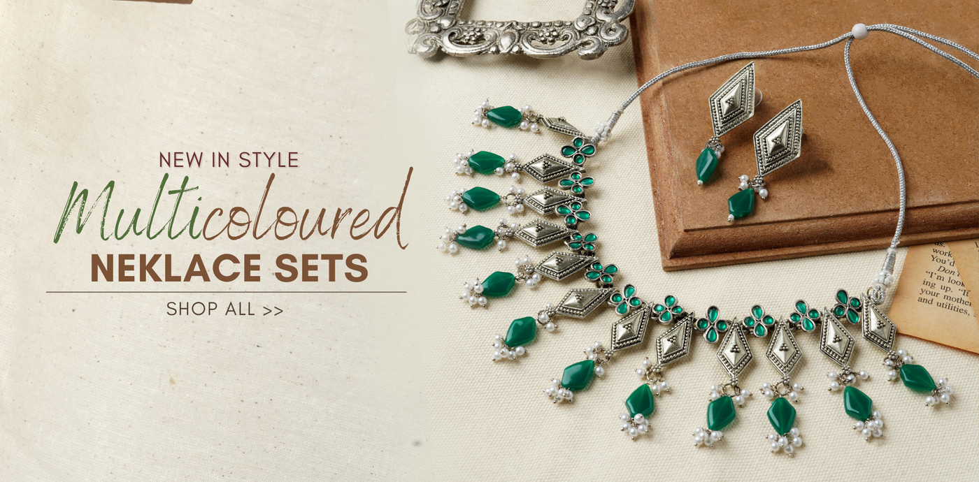 Shop Indian Handmade Ethnic Jewellery Necklace Earrings Rings Online ...